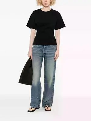 EB DENIM Crewneck T-shirt - Black
