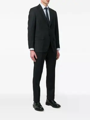 Kiton Single Breasted Suit - Black