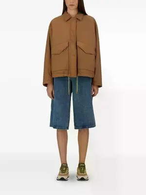 Herno Five-pocket Knee-length Denim Shorts
