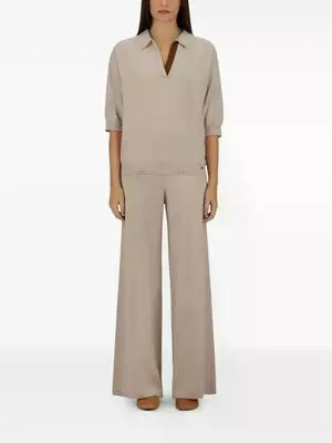 Herno Stocking Stitched Cashmere Knit Top