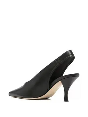 LELLA BALDI Pointed-toe Slingback Pumps - Black