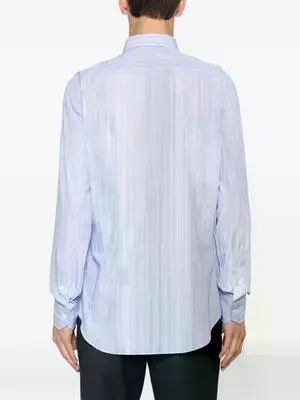 Brioni Striped Long-sleeve Shirt