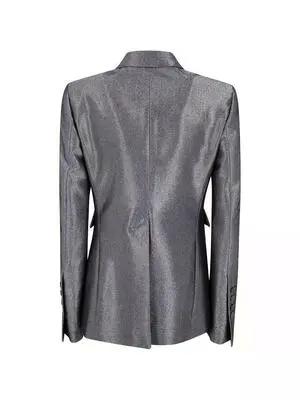 SAPIO Metallic Finish Denim Jacket