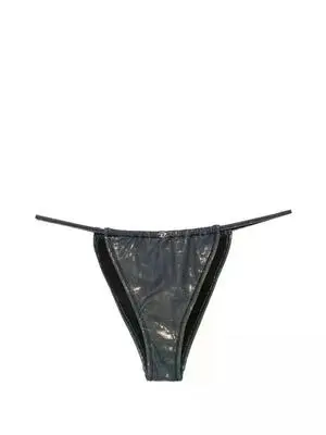 DIESEL® Jodie-ultl Metallic-effect Bikini Bottoms - Grey