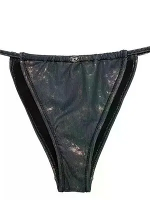 DIESEL® Jodie-ultl Metallic-effect Bikini Bottoms