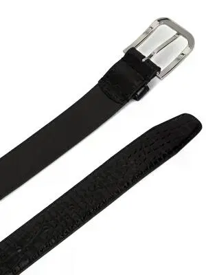 Karl Lagerfeld Croc-effect Leather Belt