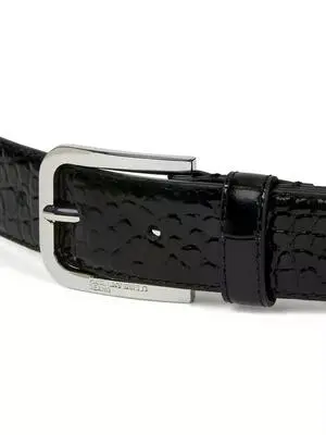 Karl Lagerfeld Croc-effect Leather Belt