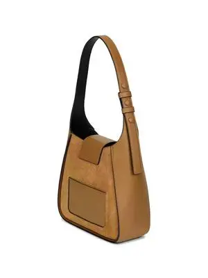 Karl Lagerfeld K/signature Suede Shoulder Bag - Neutrals