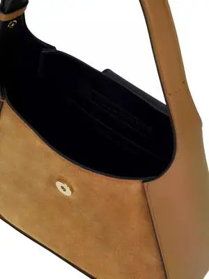 Karl Lagerfeld K/signature Suede Shoulder Bag - Neutrals