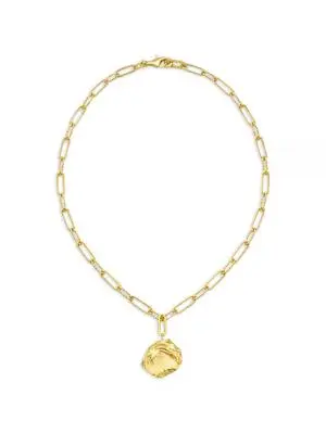 YOJ Chain Pendant Necklace - Gold