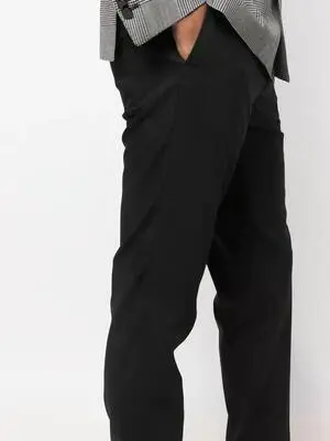 Incotex Wool-blend Tailored Trousers - Black