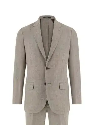 Boggi Milano Micro Patterned Double Pleat Suit