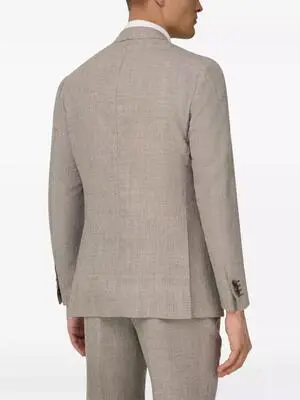 Boggi Milano Micro Patterned Double Pleat Suit