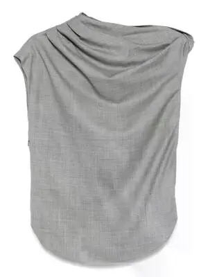 LOULOU Asymmetric Neck Top