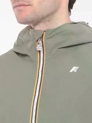 K-WAY Hooded Logo-print Jacket - Green