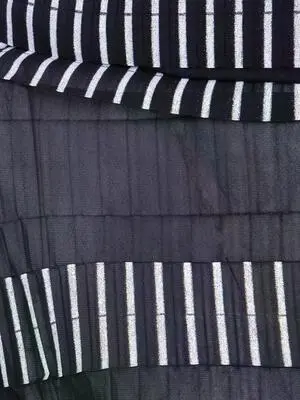 PIERANTONIOGASPARI Stripe-pattern Textured Top