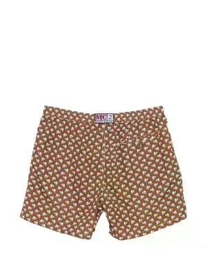 MC2 SAINT BARTH Hat-print Swim Short