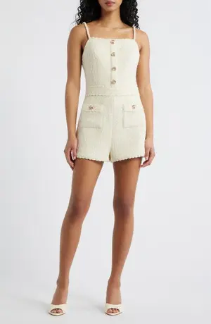 Corduroy Skort Rompers