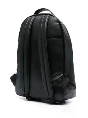 Calvin Klein Logo-plaque Leather Backpack