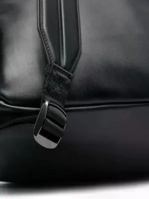 Calvin Klein Logo-plaque Leather Backpack