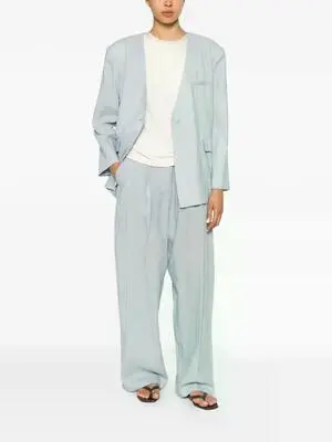 ELEH V-neck Blazer - Blue