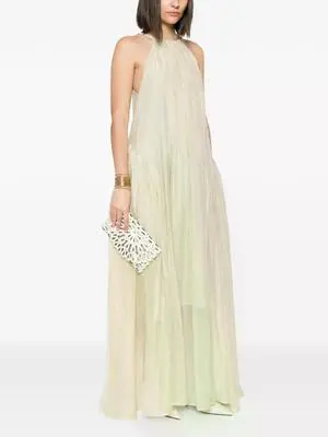 ELEH Crinkled Maxi Dress