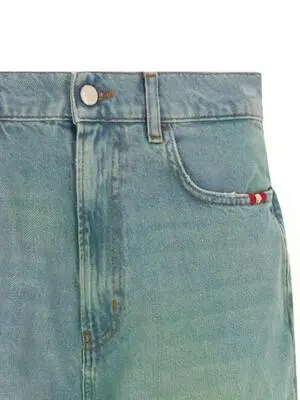 AMISH SUPPLIES Wide-leg Denim Shorts