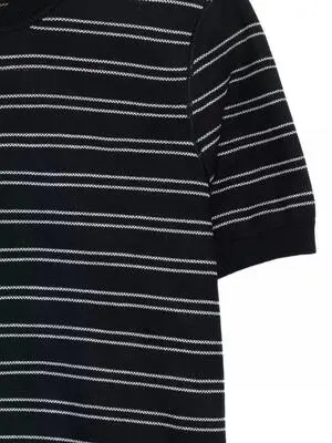 BOSS Striped Short-sleeve Sweater