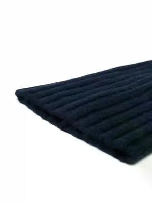 LANEUS Ribbed-knit Cashmere Beanie