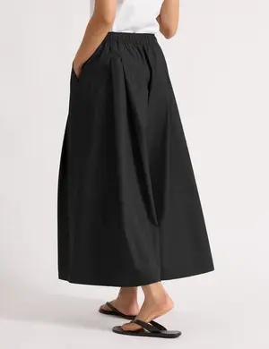 ALBARAY Cotton Wide Leg Culottes