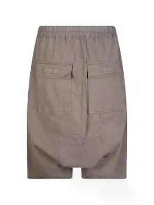 Rick Owens Dropped-crotch Drawstring Shorts - Grey