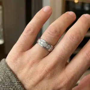 BLISS DIAMOND 1 1/2ct Lab Grown Diamond Ring In 10k Gold Five Stone