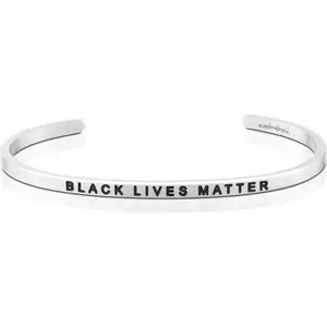 MANTRA Black Lives Matter Bracelet Silver