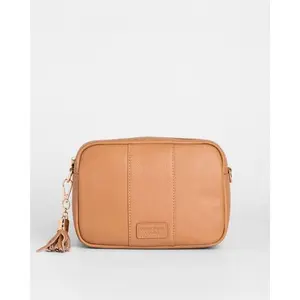 POM POM LONDON City Crossbody Bag - Maple