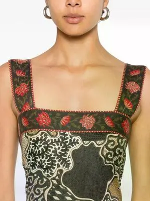 PHILIPPA 1970 Zita Abstract-print Maxi Dress