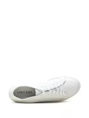 CHUCKIES Pebbled-leather Sneakers