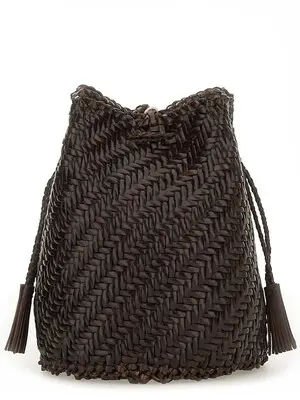 Dragon Diffusion Borsa Double Jump Pompom Bag - Brown