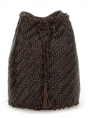 Dragon Diffusion Borsa Double Jump Pompom Bag - Brown