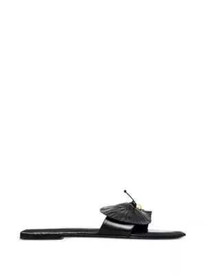 VANDA NOVAK Lily Mules - Black