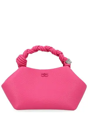 GANNI Small "bou" Handbag - Fuchsia