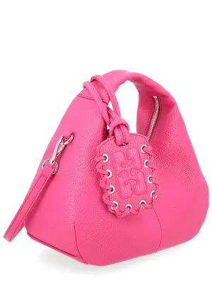 GANNI Mini Hobo Bag - Fuchsia