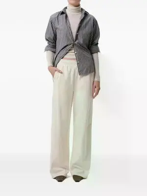 Citizens Of Humanity Brynn Elasticated-waist Wide-leg Trousers - Neutrals
