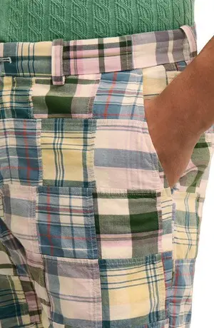 Brooks Brothers Patchwork Cotton Shorts