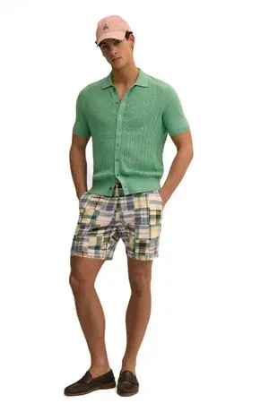Brooks Brothers Patchwork Cotton Shorts