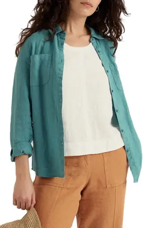 SEASALT CORNWALL Hazel Branch Linen Shirt