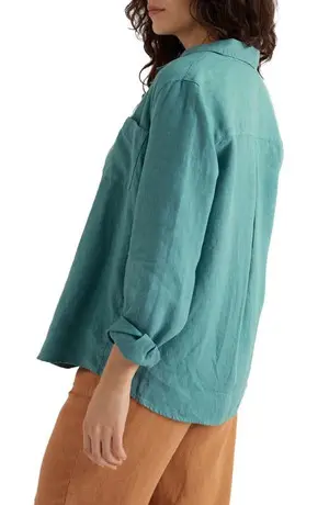 SEASALT CORNWALL Hazel Branch Linen Shirt