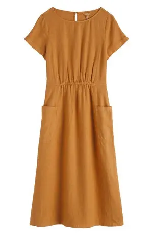 SEASALT CORNWALL Haneth Linen Midi Dress - Mango