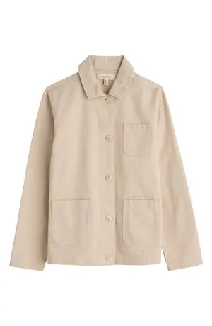 SEASALT CORNWALL Reading Rocks Denim Jacket - Limestone