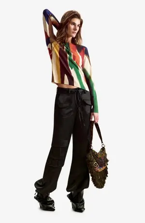 Desigual Abstract Print Sweater