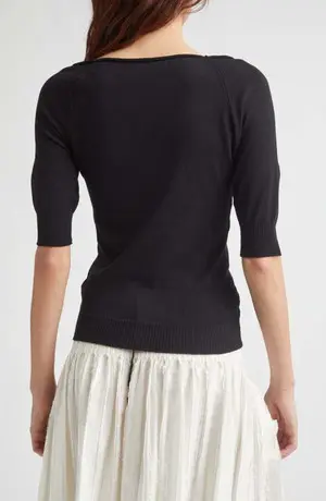 Paloma Wool Cain Crystal Tassel Cotton Sweater